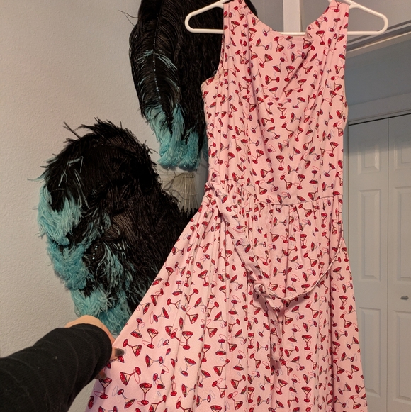 Lindy Bop | Dresses | Lindy Bop Pink Retro Dress | Poshmark